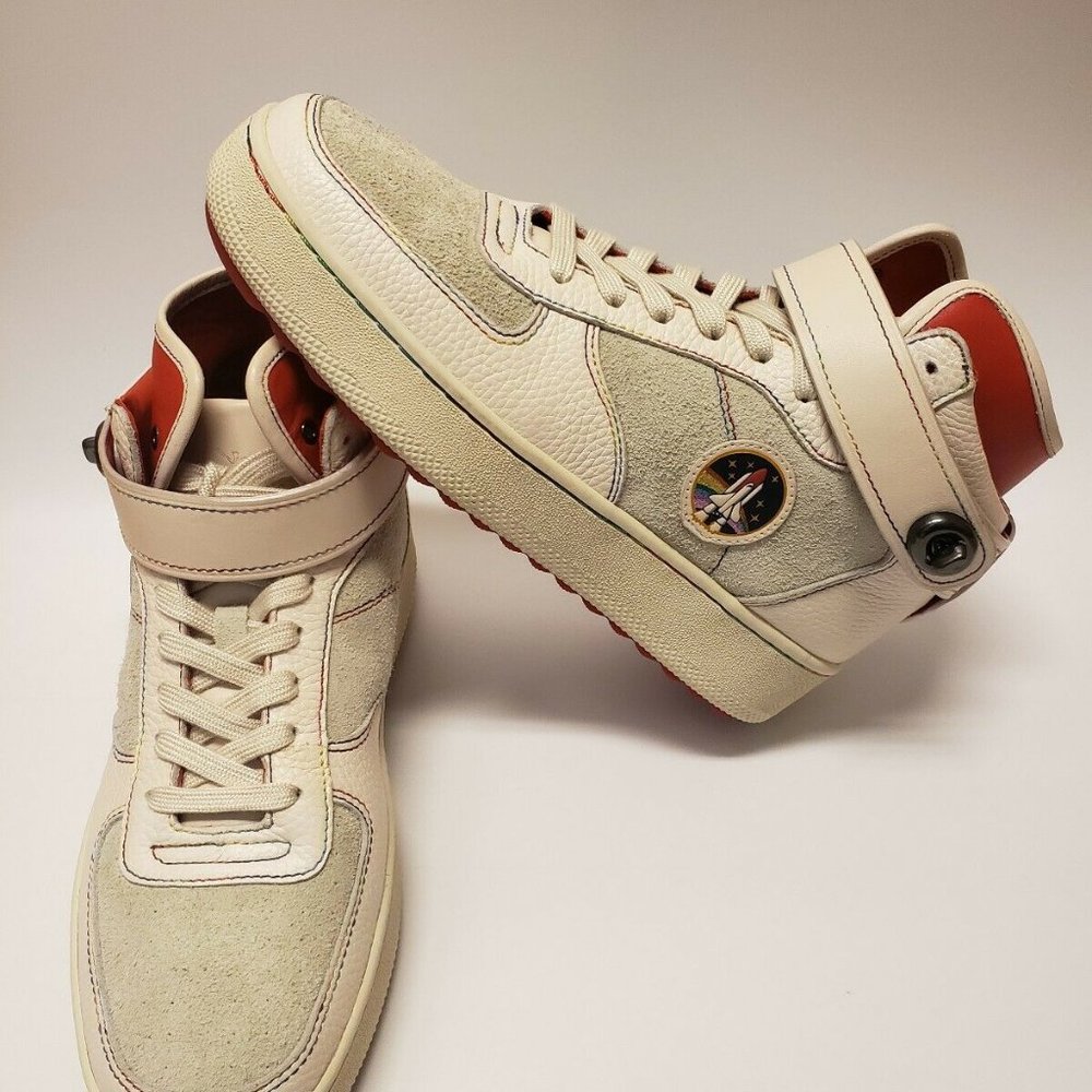 Coach Nasa Space Collection Spaceship Beige Hi Top - Gem